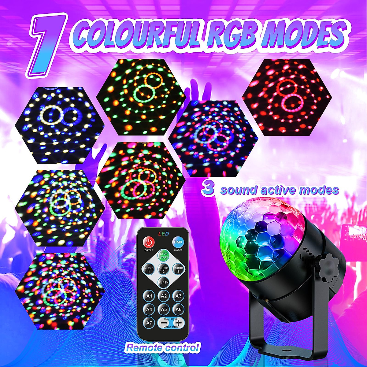 KUNHAK LED Ball Light,Rechargeable Bike Lights, Ultra Bright Bicycle Lights for Night Riding, Road Mountain Bike Accessories for Kids Adults