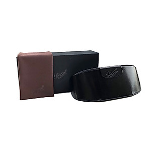 Persol PO3059S 96/S3 54MM Terra Di Siena/Polarized Gradient Blue Square Sunglasses for Men + BUNDLE With Designer iWear Eyewear Kit