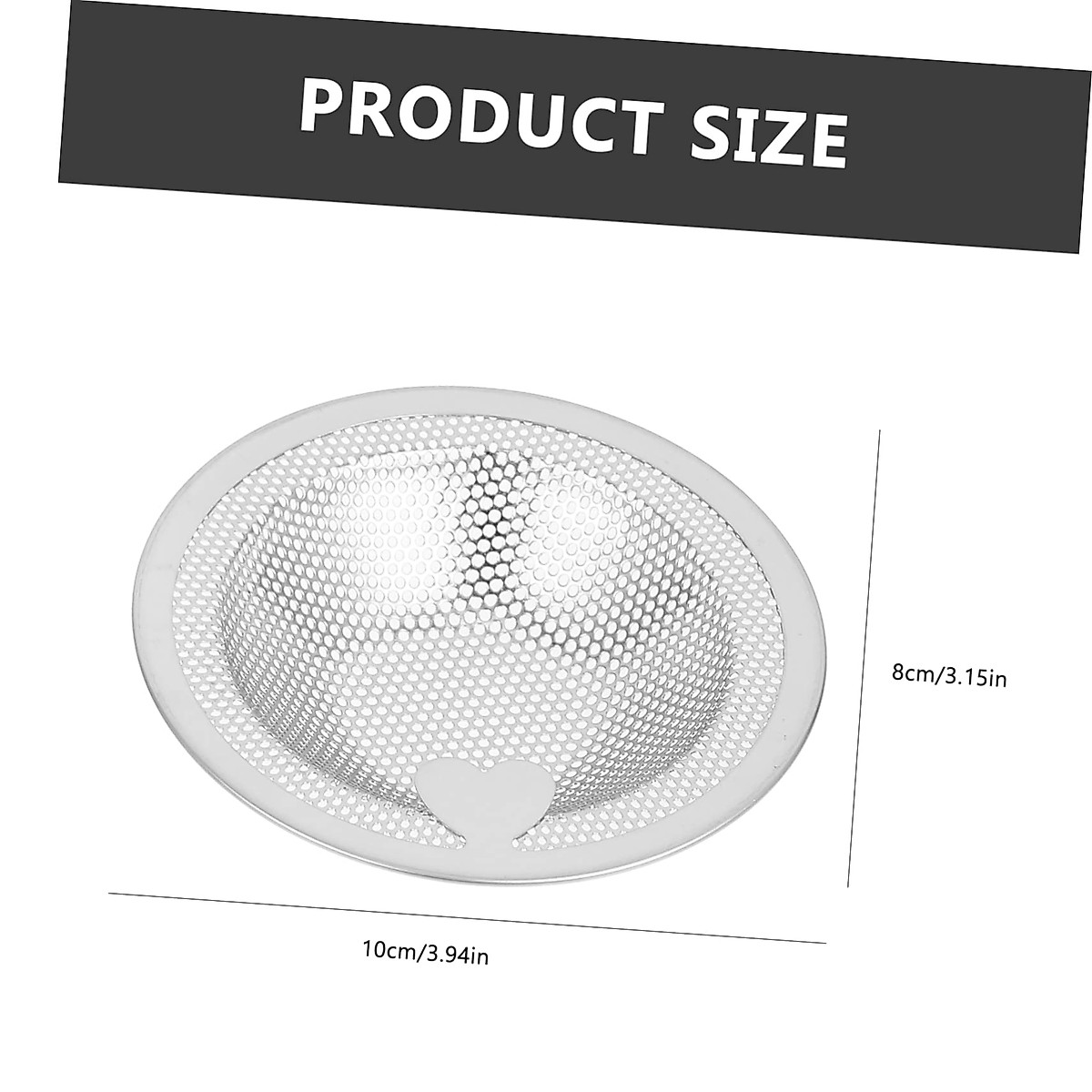 Generic 3pcs Drain Filter Stainless Steel Sink Bath Tub Filter Tub Drain Covers for Bathtubs Bathtub Filter Home Sink Strainer Sink Basket Stopper Kitchen Sink Drain Slag Separator Metal