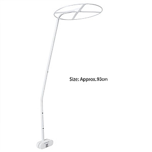 Mosquito Net Stand Holder, Baby Cot Drape Canopy Stand Set Adjustable Clip-On Crib Canopy Holder Rack Mosquito Net Accessories