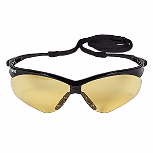 Nemesis Safety Glasses 3000359 (3 Pair) (Black Frame with Amber Lens)