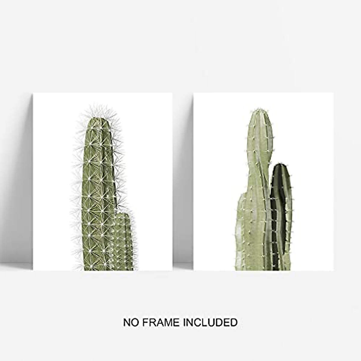 Botanical Plant Wall Art Prints, Cactus Wall Art, Minimalist Wall Art, Boho Wall Decor, Plant Wall Decor, Green Leaves Eucalyptus Pictures Posters, Bathroom Wall Decor, Kitchen Wall Decor (Set of 6, 8X10in, Unframed)