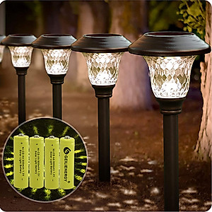 GEILIENERGY Solar Light Batteries AA Ni-Cd AA 600mAh 1.2V Rechargeable Batteries AA Rechargeable Batteries for Solar Lights Solar Lamp(Pack of 4)