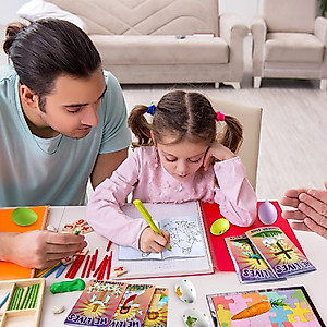 Jetec 36 Pcs Pink Girls Coloring Books for Kids Bulk Religious Easter Mini Coloring Books Winter Small Coloring Book for Holiday Party Favor Kid Sunday School Classroom Gifts (Vivid Style)