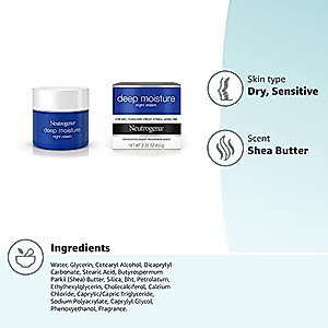 Neutrogena Deep Moisture Night, 2.25 Ounce