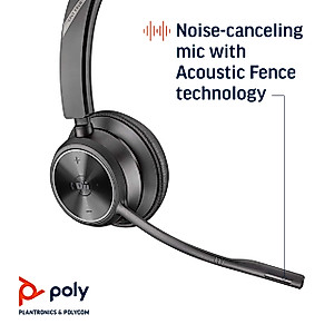 Poly Savi 7310-M Ultra-Secure Wireless DECT Headset System - Microsoft Teams Certified Version
