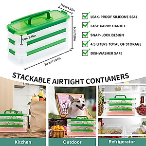 Kitchen Bamboo Cutting Board with Containers & Graters, Large Removable Chopping Board with Juice Grooves, Easy-grip Handles & Food Sliding Opening, Carving Board with Trays for Food Prep, Storage