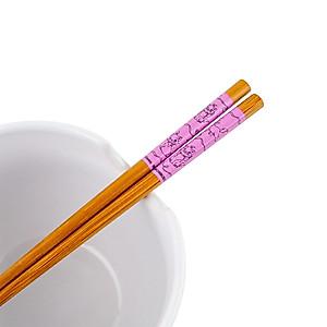 Disney The Aristocats Marie 20-Ounce Ceramic Ramen Bowl and Chopstick Set