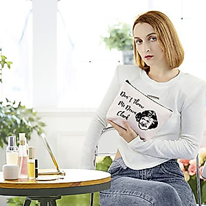 BLUPARK Christmas Vacation Gift Don't Throw Me Down Clark Makeup Bag National Lampoons Aunt Gift (Don't Throw Me Down)