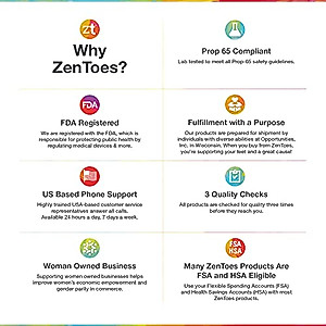 ZenToes Metatarsal Pads for Men and Women - Ball of Foot Pain Relief Cushions for Sesamoiditis, Metatarsalgia, Morton's Neuroma - 2 Pairs Fabric Sleeves with Gel Inserts (Small, Beige)