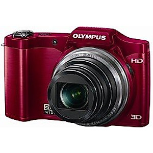 Olympus SZ-11 14MP 20x Optical Zoom 3d HD Digital Camera - Red