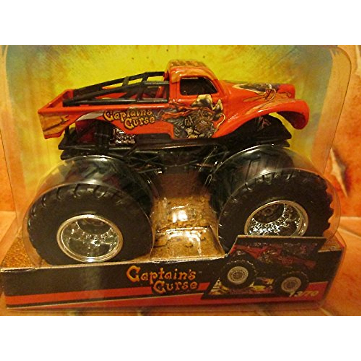 HOT Wheels 2008 13/70 Captains Curse MONSTER JAM Rare & VHTF .HN#GG_634T6344 G134548TY65260