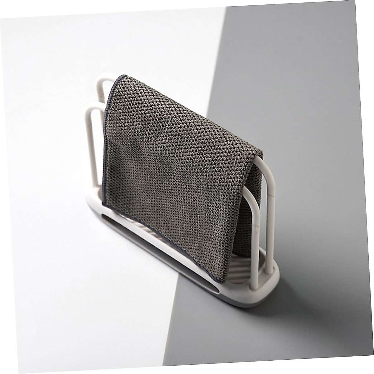 SHOWERORO Kitchen Gadget Countertop Organizer Towel Shelf Towels Rack Detachable Towel Rack Grey Towel Rack Towel Holder Countertop Towel Stand Towel Standing Rack Absorb Water Storage Rack