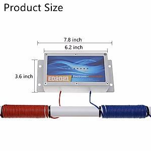 Timilge Electronic Water Descaler System, Reduces Limescale, Rust, and Minerals, No Chemicals, Easy Installation