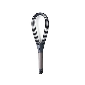 IYUEAC 2-in-1 Whisk for Stirring, Collapsible Balloon Whisk Accessories Replacement. for Cooking, Baking, Kitchen Tools(Gray)