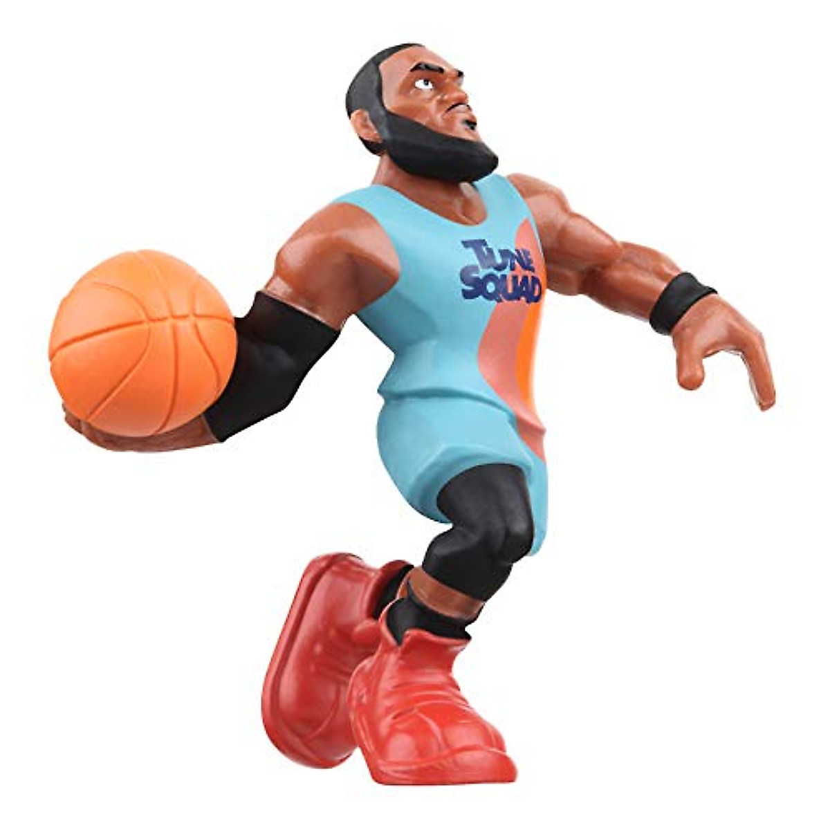 Moose Toys Space Jam: A New Legacy - 4 Pack - 2'' Lebron, Bugs Bunny, Wile E. Coyote, & 1 Mystery Figure - Bench, Multicolor, 14574