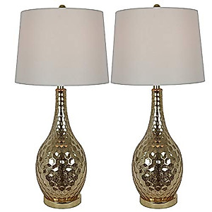 Decor Therapy MP2007, Ombra Gold Mercury Glass, 2 Count