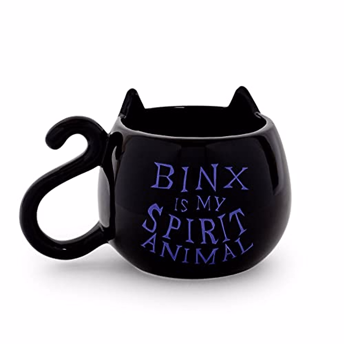 Disney Hocus Pocus Binx Black Cat Sculpted Ceramic Mug | Holds 20 Ounces