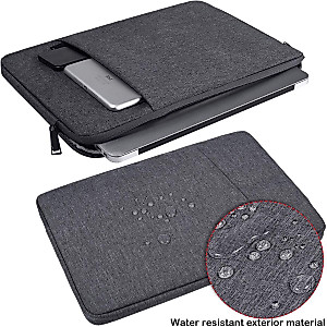 13-13.3 Inch Waterpoof Laptop Bag Compatible with MacBook Air/Pro, DELL XPS 13 9380 9370, Acer Chromebook R 13, Lenovo Yoga 730/720 13.3, ASUS ZenBook 13, HP ASUS Dell LG - 13 inch Laptop Carry Case