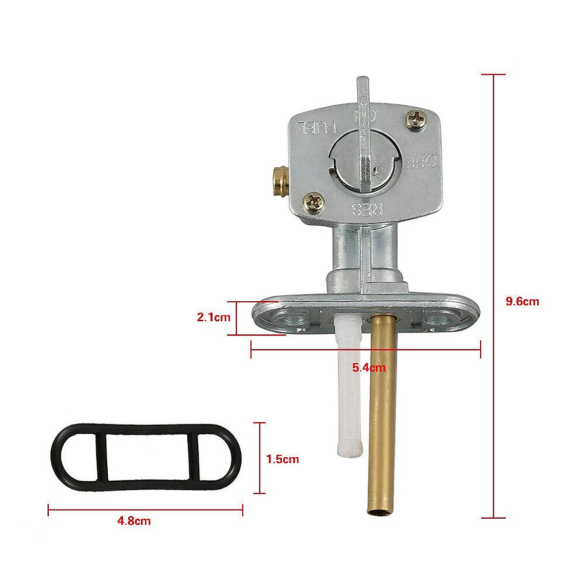 Fuel Petcock Switch For Yamaha YFS200 YFM250 YFM350 YFM400 YFM600 YFM660 YFZ350 YFZ450 Suzuki DRZ400 FZR600 LT80 LTZ250 LTZ400 Raptor 660 Wolverine Banshee 350 Grizzly Blaster