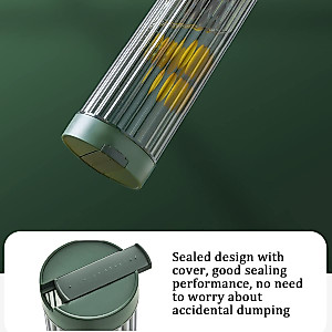 VABUN Food Jars, Storage Containers Kitchen Canisters for Pasta Spaghetti Beans Snack Flour Noodles,Green (Color : White)