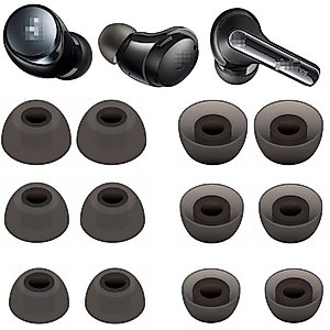 Replacement Ear Tips Compatible with Soundcore by Anker Space A40, Silicone Ear Buds Ear Cap Ear Plug Eartips Replacement for Soundcore Space A40/ Life P3i / Life A3i,3 Size 6 Pairs