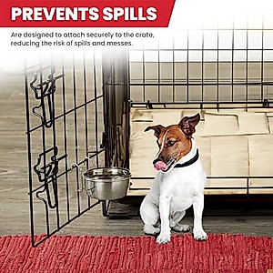 Ethical Pet SPOT Stainless Steel Coop Cup, Perfect Bowls for Cages and crates 20-Ounce pet Food Bowl. for Birds, Dogs, Cats, and Reptiles. (6011)