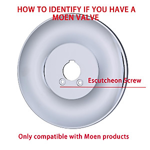 Escutcheon Replacement for Moen 16090 T470 Chateau Collection, for One-Handle Tub and Shower Faucets, Matte Black
