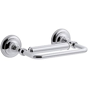 KOHLER K-72573-CP Artifacts Pivoting toilet tissue holder, Polished Chrome
