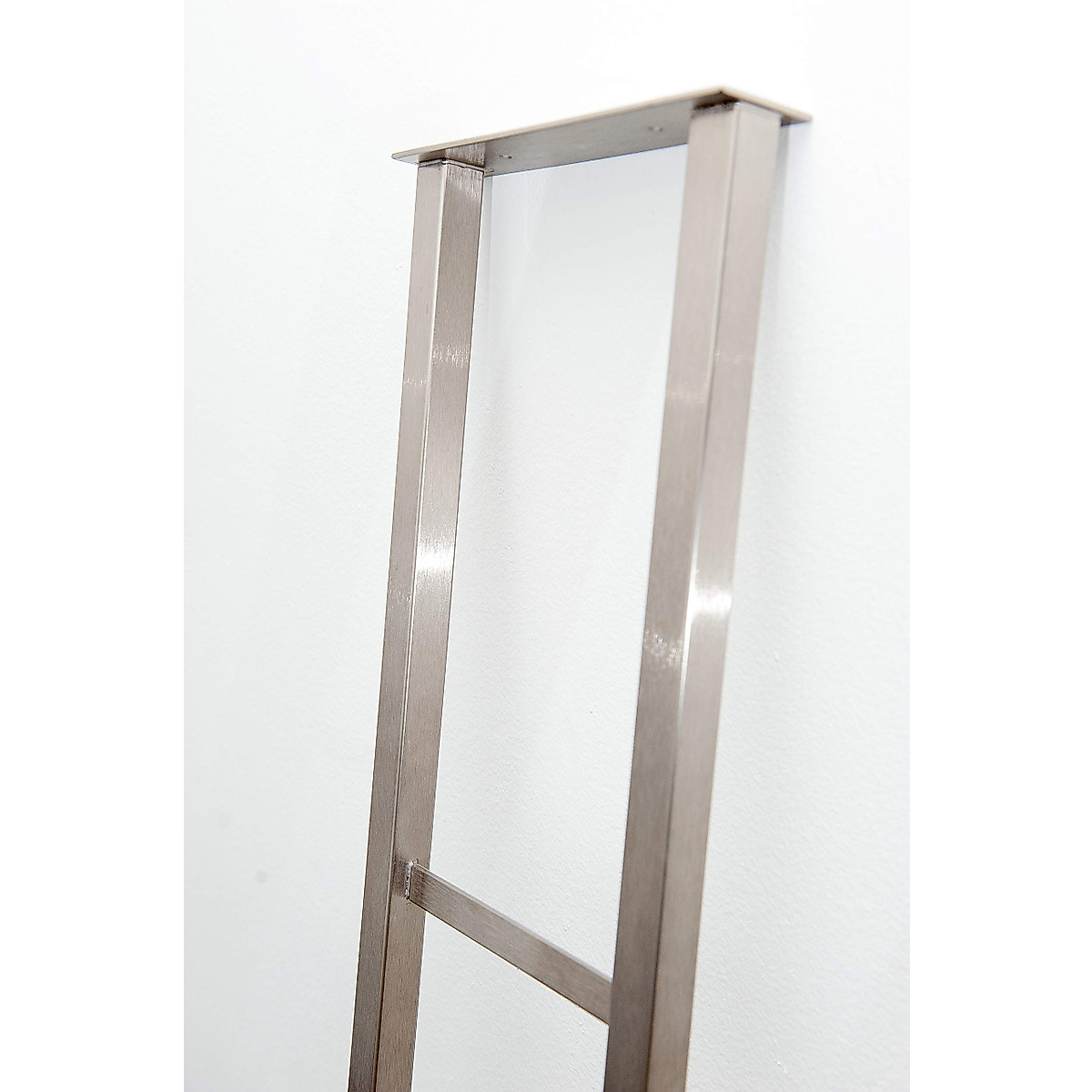 VintageView Wall Series Frame - Up to 162 Bottle Floating Wine Rack - Stylish Modern Wine Storage with Label Forward Design (Brushed Nickel, 10')