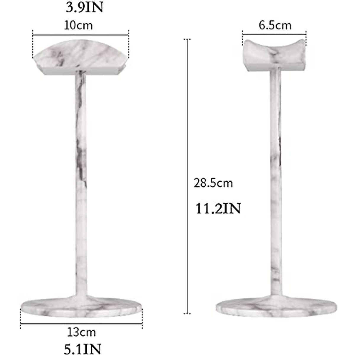 ANIIC Headset Stand Creative Metal Headset Rack Walnut Headset Stand Headset Rack Storage Rack Widely Compatible Earphone Rack Headphone Stand (Color : Maple)
