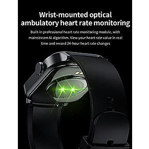 Smart Watch for Women Men, Waterproof Smartwatch Fitness Tracker for Android iOS Phones, 1.81” HD Smartwatch with Heart Rate Monitor, Step Counter, Receive Make Calls