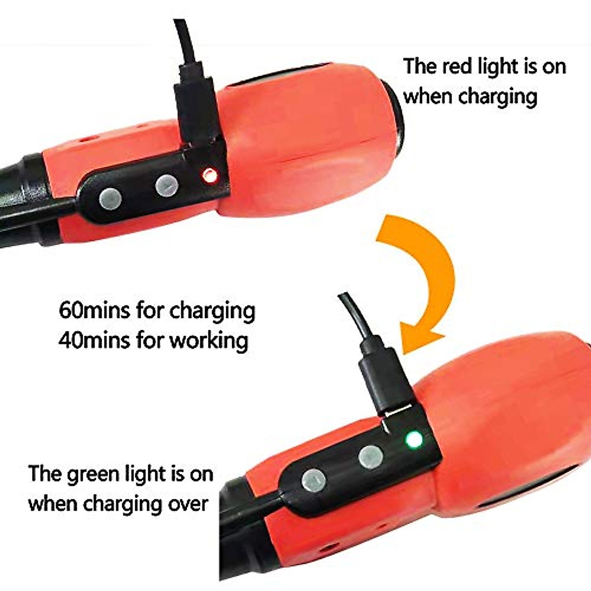 Jiahe Cordless Screwdriver, Electric Rechargeable Screwdriver 3.6V 800mAh Li-ion with Battery Indicator LED light with 12 Free Accessories for Home DIY,Both Hand and Mini Cordless Screwdriver Drill