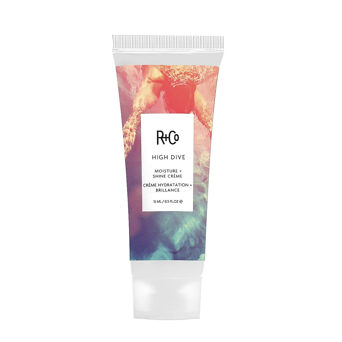 R+Co High Dive Moisture + Shine Crème Deluxe | Deep Hydration + Softens + Eliminates Frizz | Vegan + Cruelty-Free | 0.5 Oz