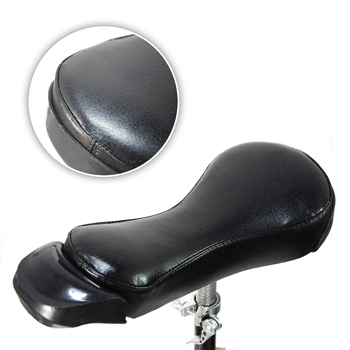 Nisorpa 20" Inch Unicycle Classic Black One Wheel Bike with Anti-Skid Alloy Rim and Pedal Adjustable Height Cycling for Kids Adults Beginner Outdoor Indoor Sports Entertainment Fun