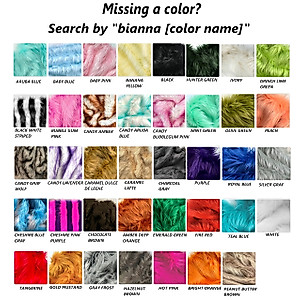 Bianna Candy Gray Wolf Faux Fur Fabric, American Seller, Luxury Shag Shaggy Material for Crafting, Sewing, Costumes, Fursuits, Home Decor (12x12 inches)