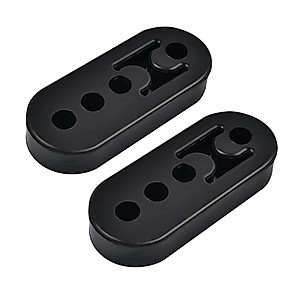 EVIL ENERGY 3.0" V Band Clamp for Flange Kit Stainless Steel, Bundle with 4 Holes Adjustable Exhaust Hanger Universal 2PCS