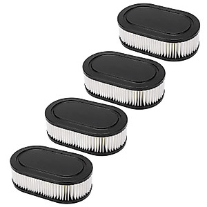 4PCS Air Filter Lawn Mower Filter Replacement Air Cleaner Cartridge Filter Rubber 798452 593260 for 500EX 550EX 625E 675 625EX 675EX 675EXI 725EXI 09P000 09P702