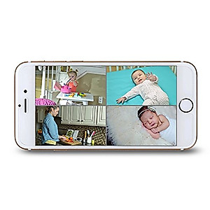 Project Nursery Smart Wi-Fi Baby Monitor, Alexa and Google Assistant Enabled with WiFi, Plays Lullabies, Sound and Motion Alerts, Two-Way Communication, Night Vision