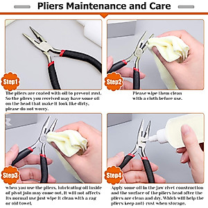 PAXCOO Jewelry Making Supplies Kit with Jewelry Tools, Jewelry Wires and Jewelry Findings for Jewelry Repair and Beading