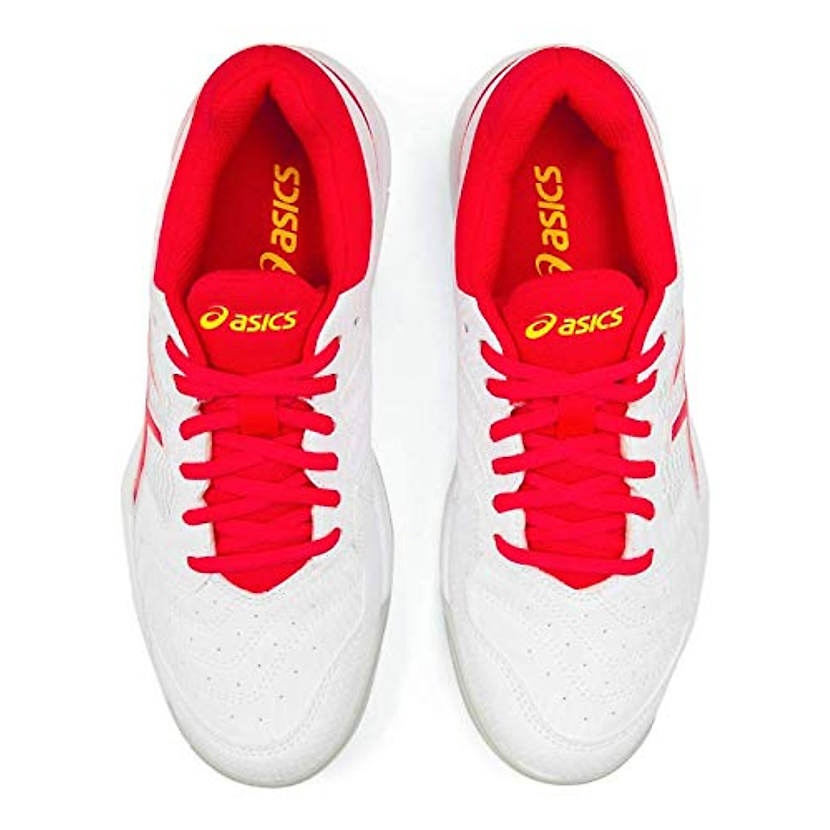 ASICS Gel-Dedicate 6 Women's Tennis Shoes, White/Laser Pink, 6 M US