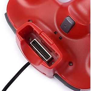miadore 2 Pack Classic N64 Controllers (Blue/Red) Bundle with 2 Pack 6FT N64 Controller Extension Cable for N64 Console Video Games