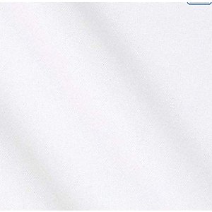 60'' Poly Poplin Polyester Fabric by The Yard - White