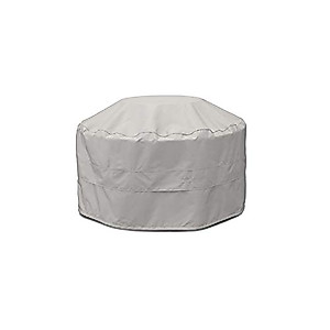 POLYWOOD® Round 48" Fire Pit Table (Slate Grey)