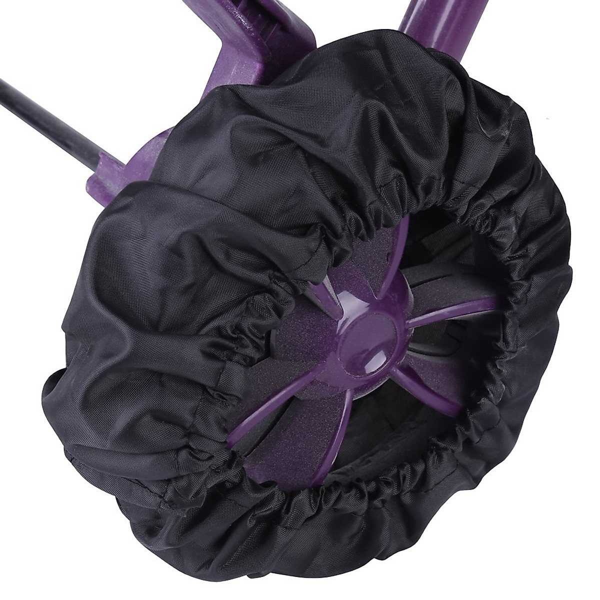 4Pcs/Set Baby Carriage Dust Cover Stroller Wheel Black Dustproof Accessories for Child Kid Baby(S)