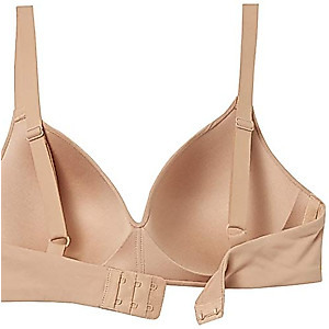 Amazon Essentials Women's Wireless Bra, Camel, 32A