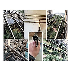 XMCX Clothes Drying Racks Stainless Steel Airer Multifunction Retractable Wall-Mounted Drying Laundry Rack Clothes Hanger Hanging Towel Shelf Easy Storage