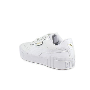 PUMA Womens Cali Sneaker, PUMA Womens White-PUMA Womens White, 10