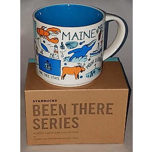 Starbucks Maine Coffee Mug Been There Series Across the Globe Collection