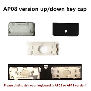 Replacement Individual AP08 Type Up/Down Key Cap and Hinges are Applicable for MacBook Pro Model A1425 A1502 A1398 for MacBook Air Model A1369/A1466 Keyboard to Replace The UP/Down Key Cap and Hinge